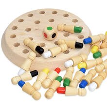 Wooden Memory Chess Game | MessyGame.com