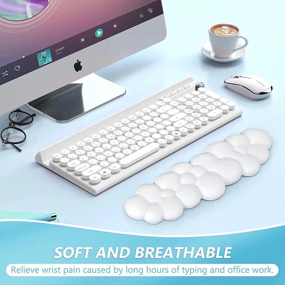 Cloud Keyboard Wrist Rest | MessyGame.com